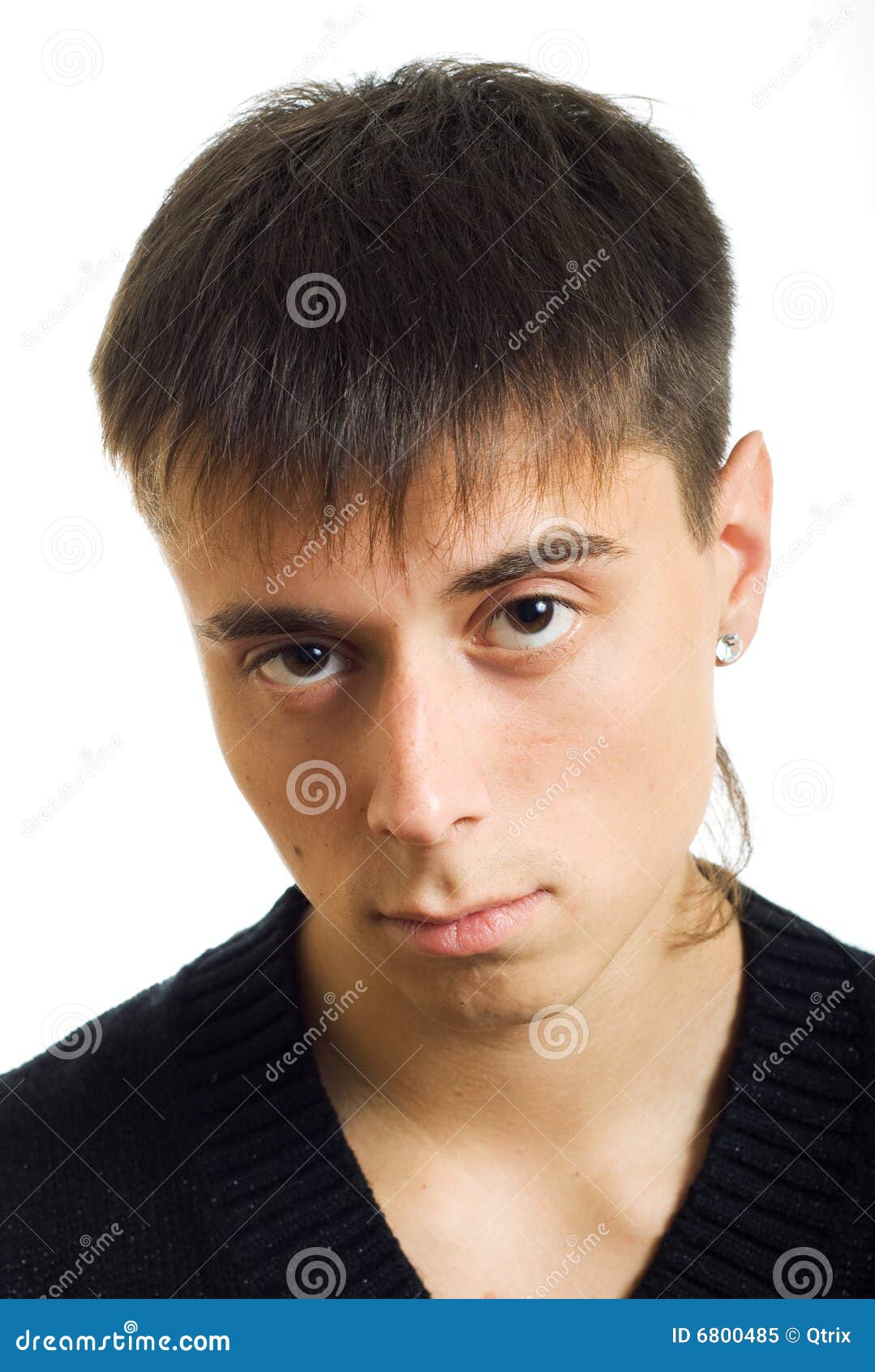 Young Men Expressing Distrust. Stock Image - Image of boredom, adult ...