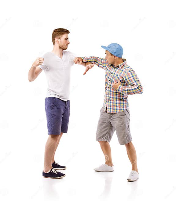 Young men fighting stock image. Image of studio, competition - 42974123