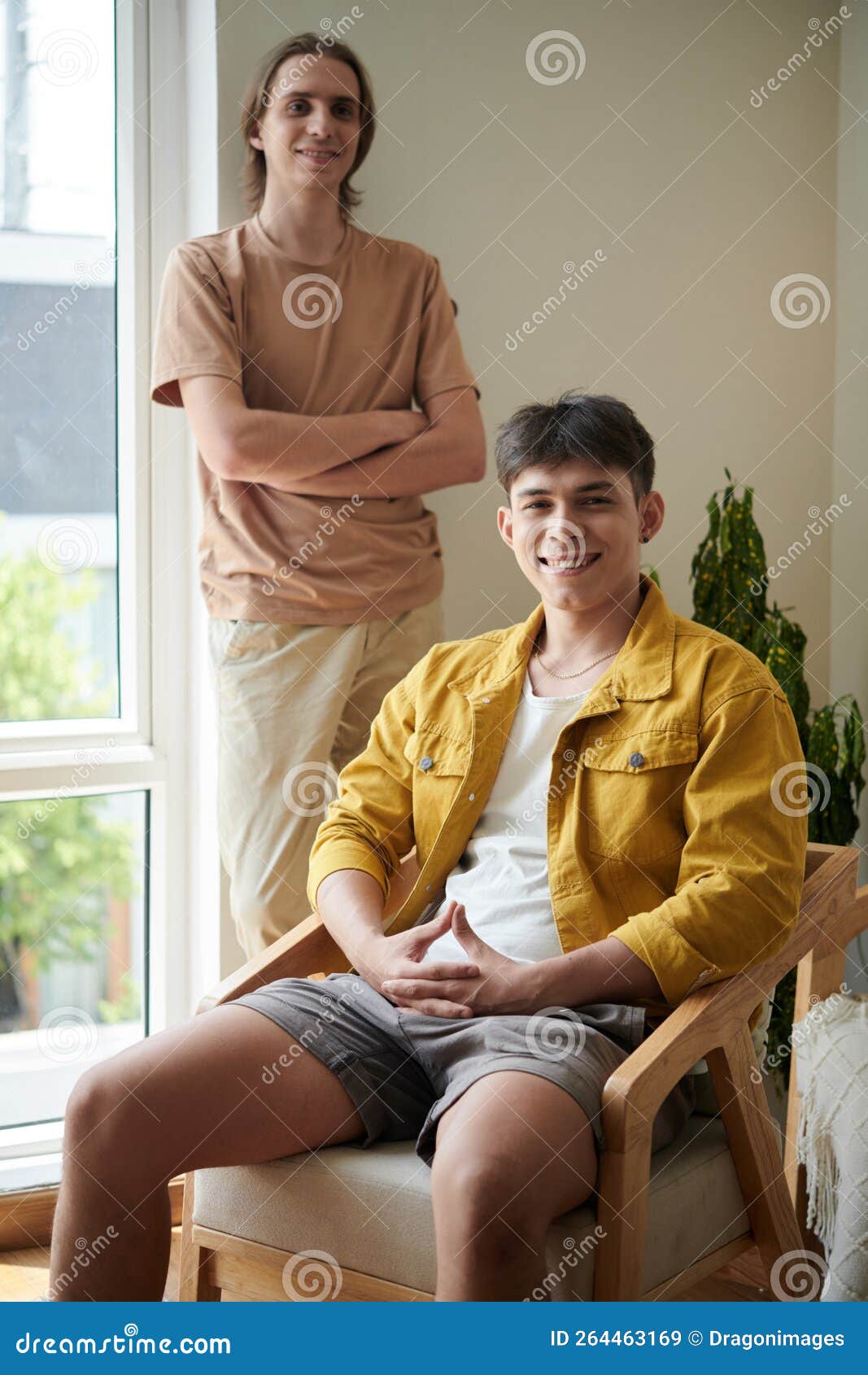 Young Men in Fraternity House Stock Image - Image of happiness ...