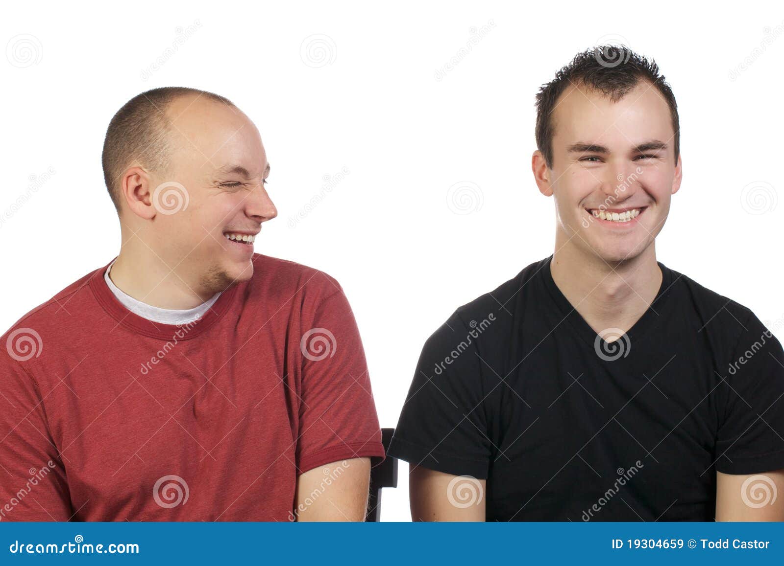 Young Men Having Fun Being Silly Stock Image - Image of confident ...
