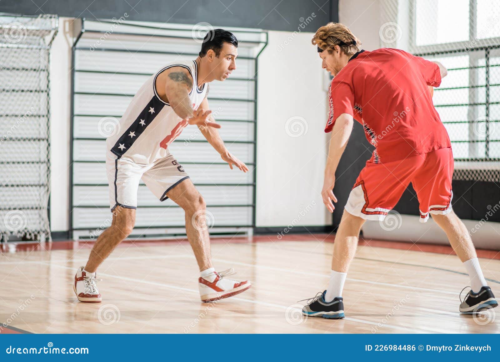 Young Men Playing Basketball and Feeling Excited Stock Photo - Image of ...