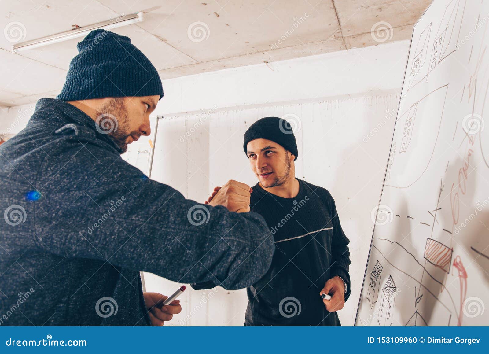 Two People Preparing a Robbery Stock Photo - Image of mafia, illegal ...