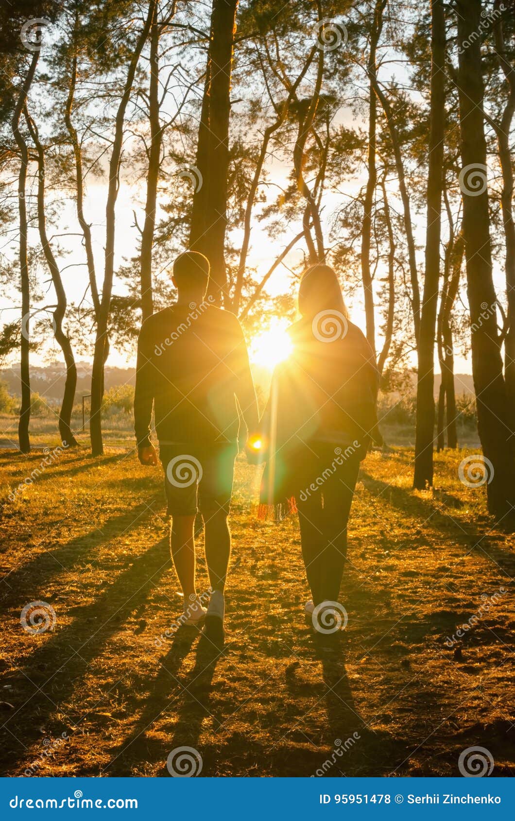 Young Men and Women Leaving the Path Stock Photo - Image of outdoor ...
