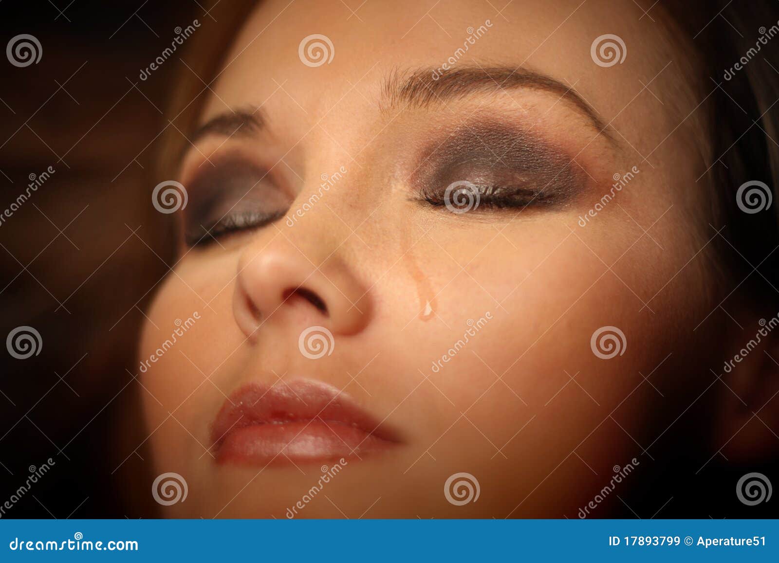 Young model crying stock image. Image of pretty, trust - 17893799