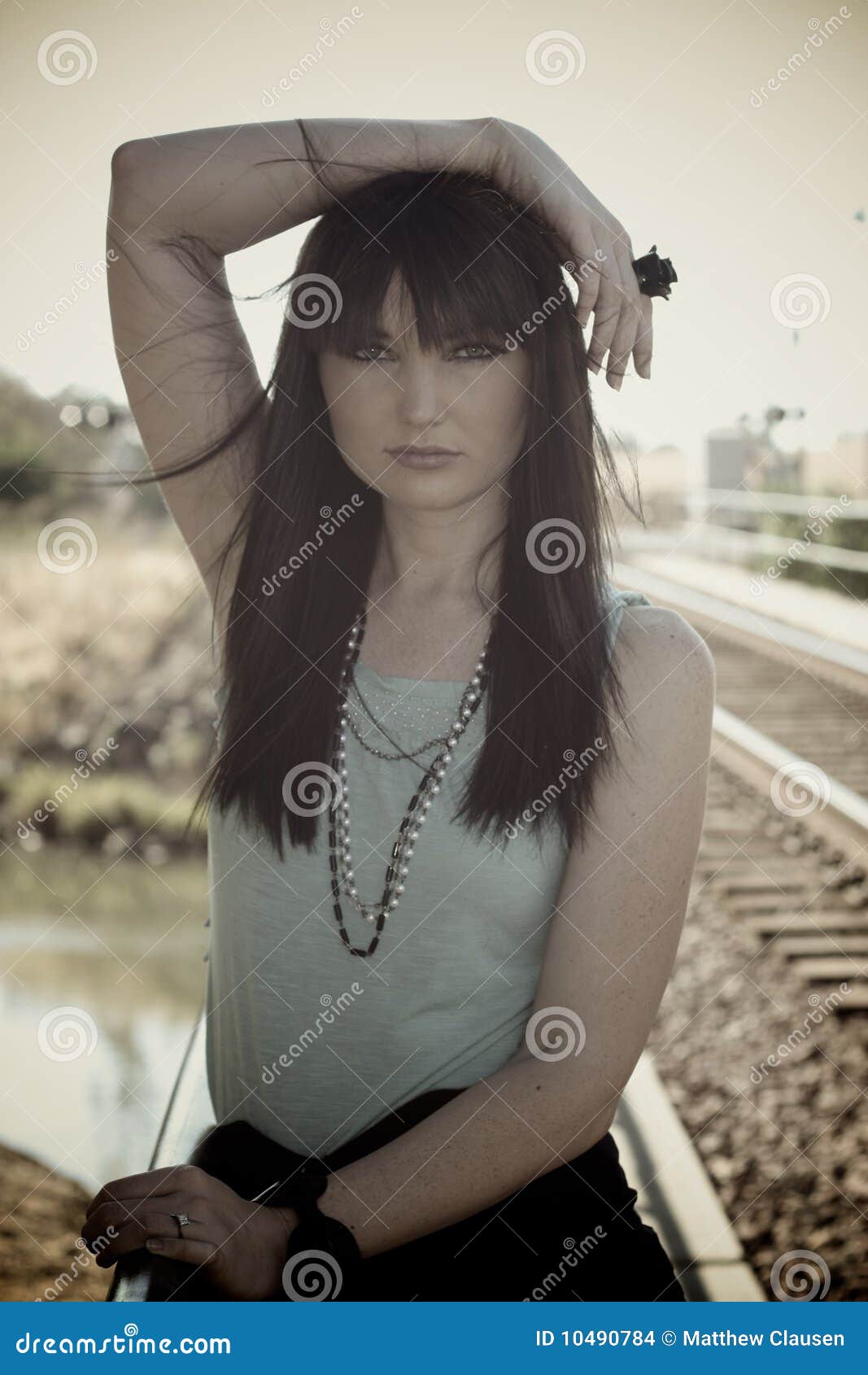 Young Model Portrait stock photo. Image of athletic, color - 10490784