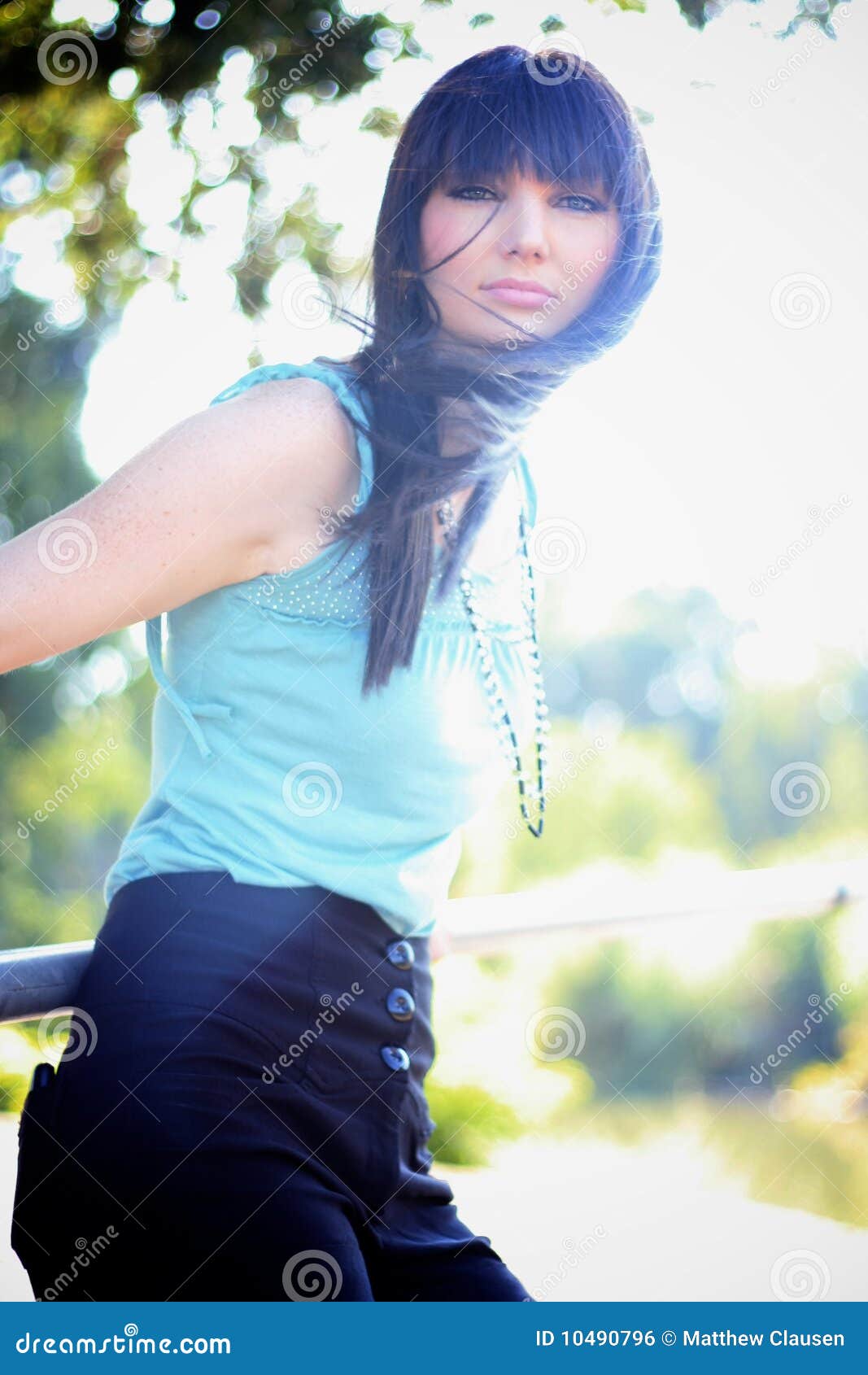Young Model Portrait stock photo. Image of dark, color - 10490796