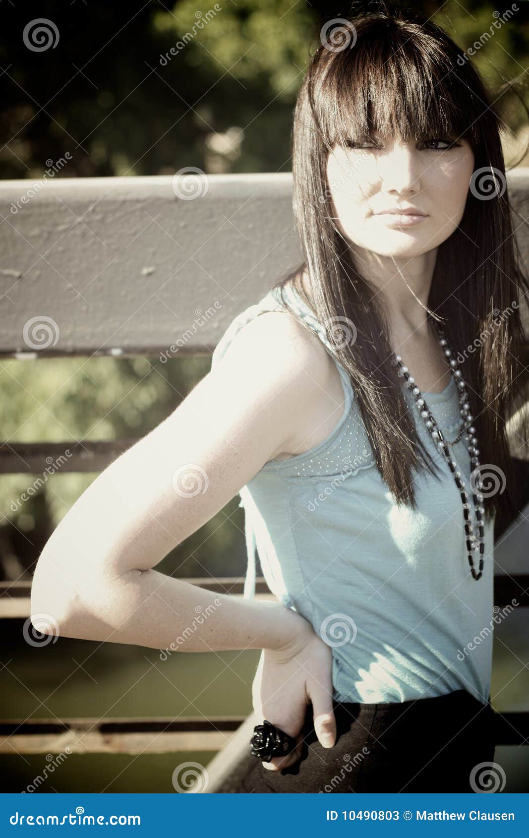 Young Model Portrait stock image. Image of glamourous - 10490803