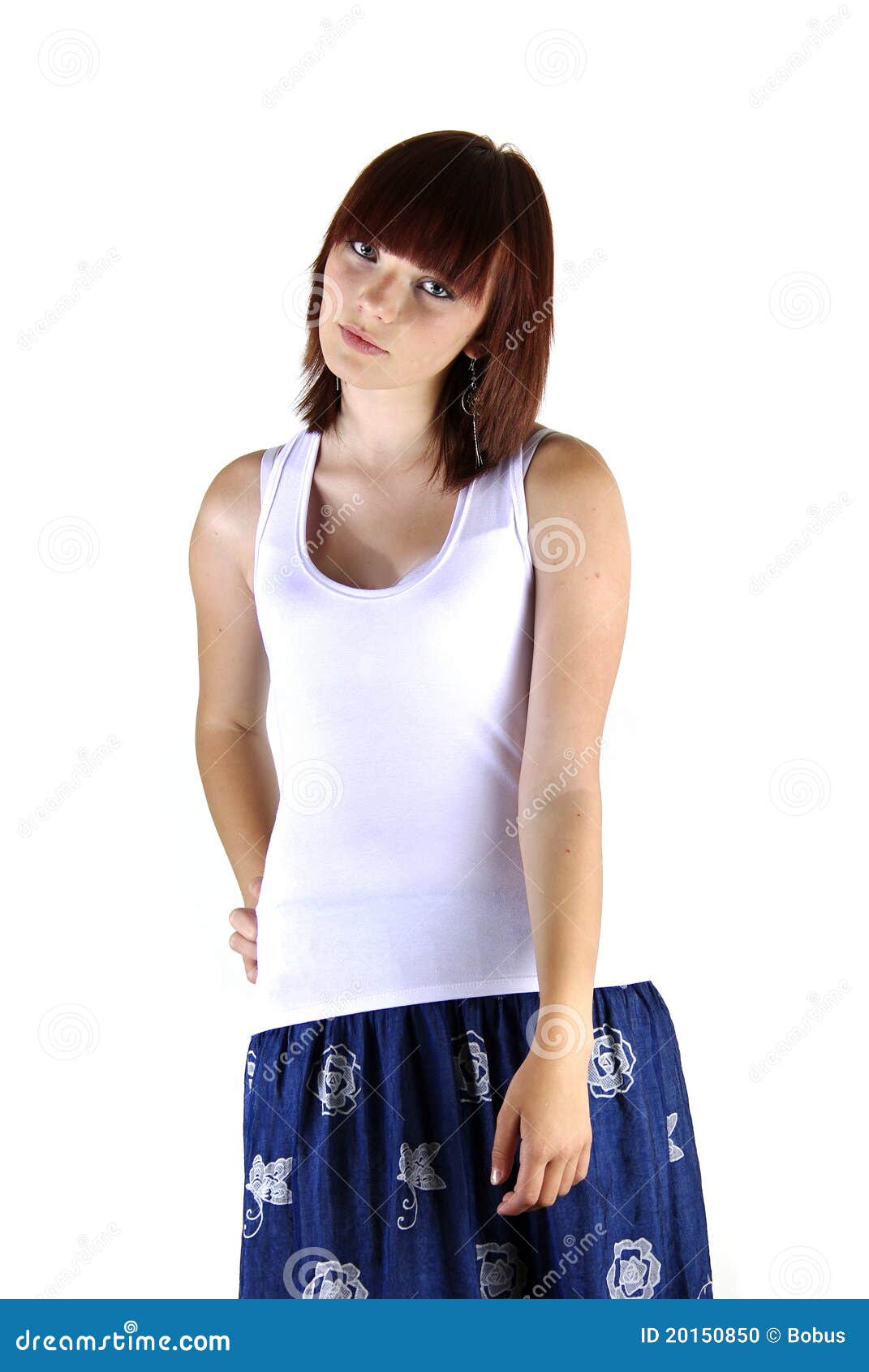 Young model studio shot stock photo. Image of female - 20150850