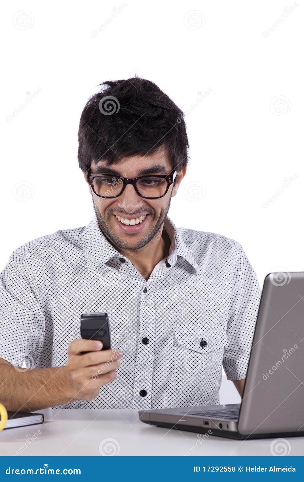 Young Modern Busy Businessman Stock Photo - Image of businessman ...