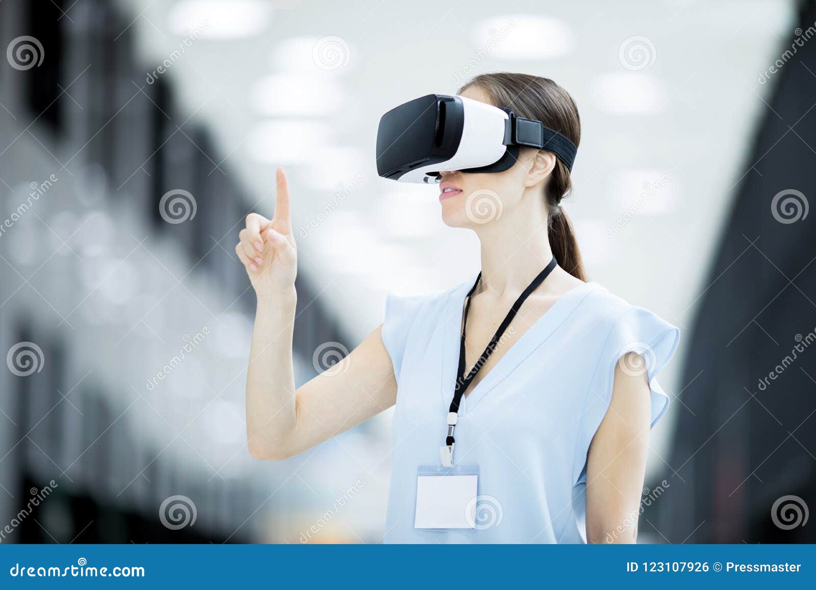 Virtual presentation stock photo. Image of professional - 123107926