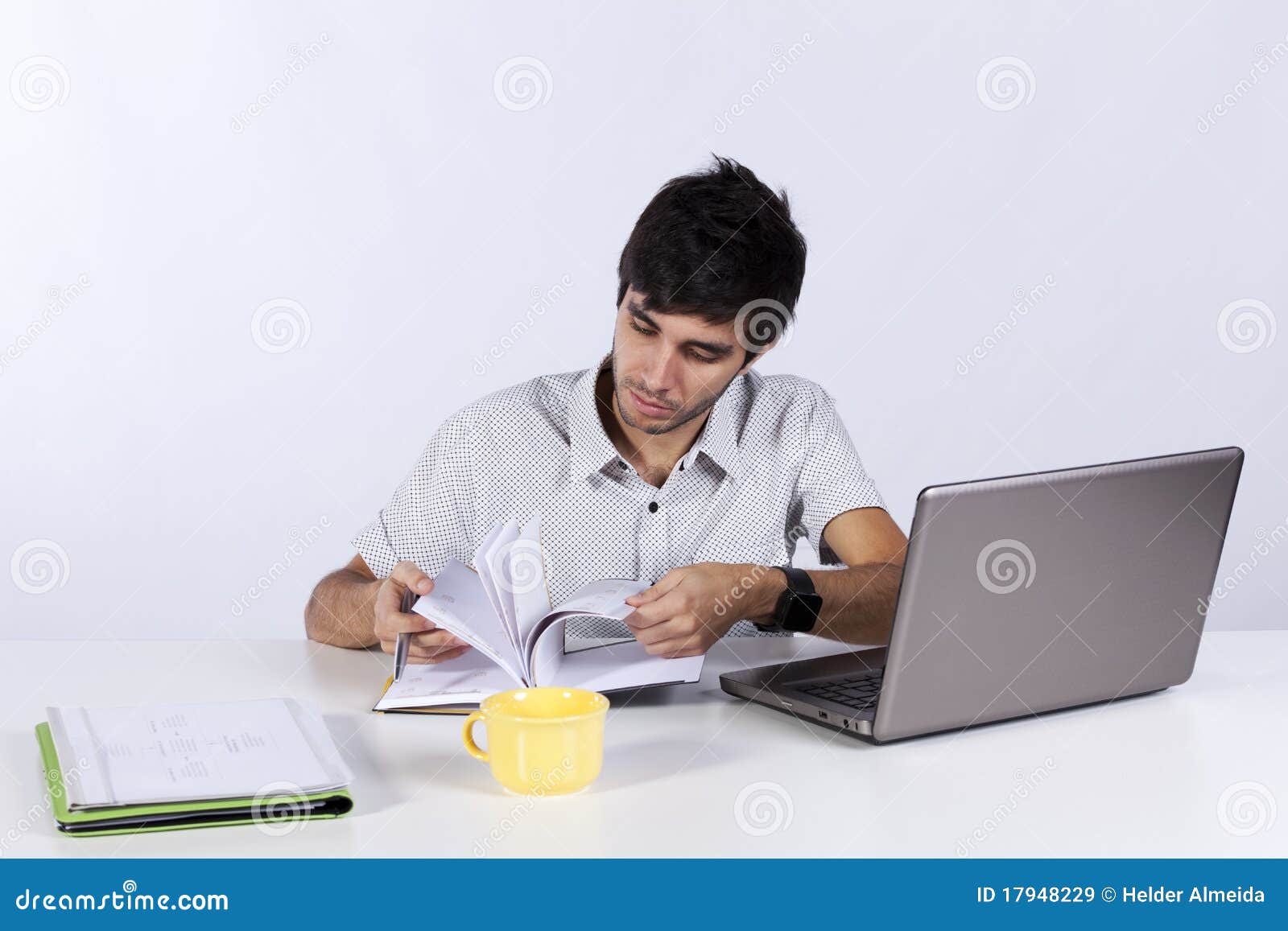Young modern student stock image. Image of paper, document - 17948229