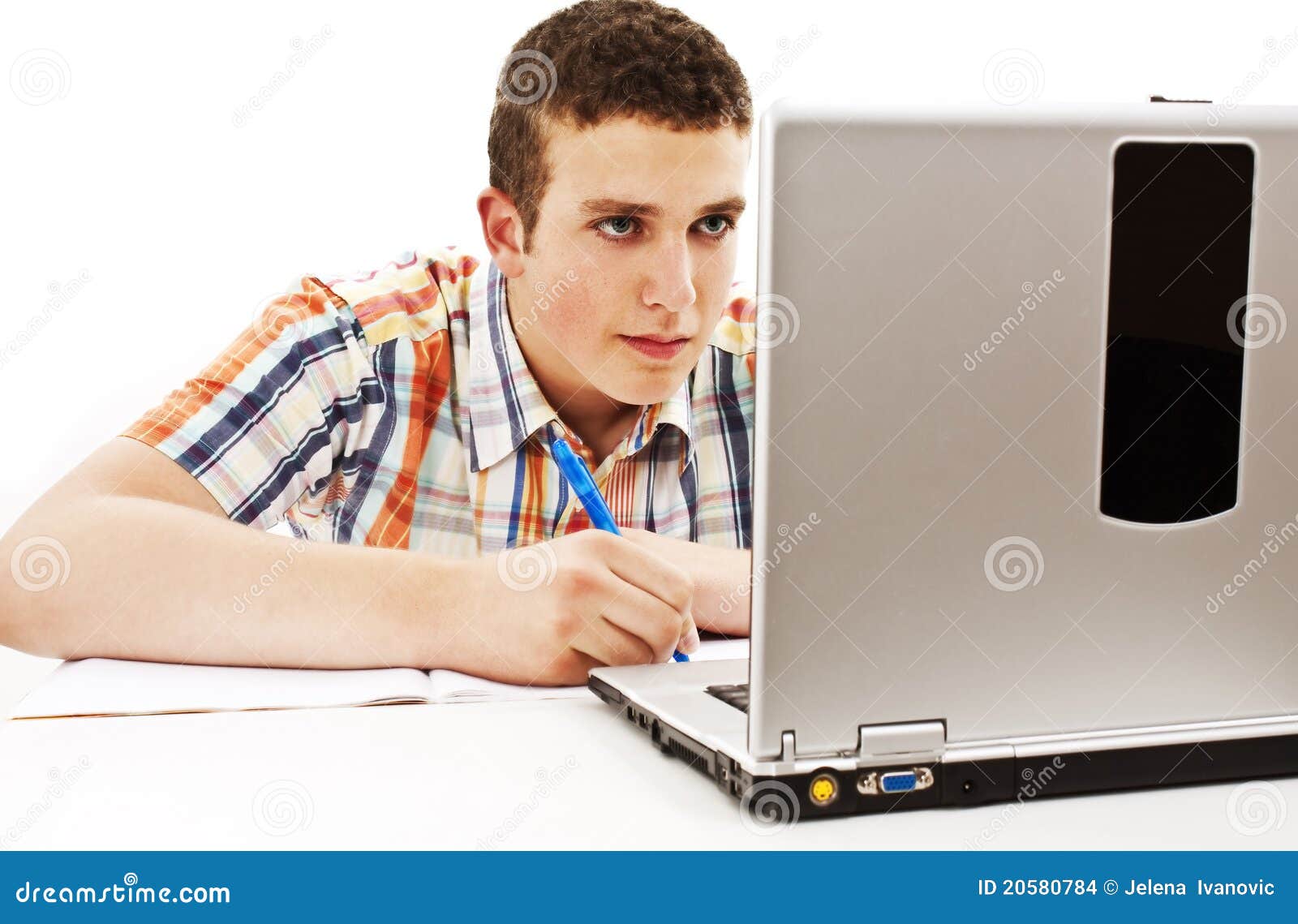 Young modern student stock photo. Image of paperwork - 20580784