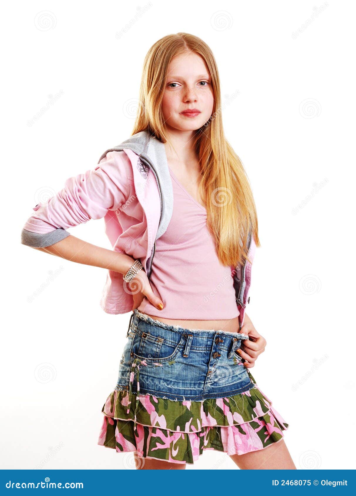 Young modern teenage girl stock image. Image of young - 2468075
