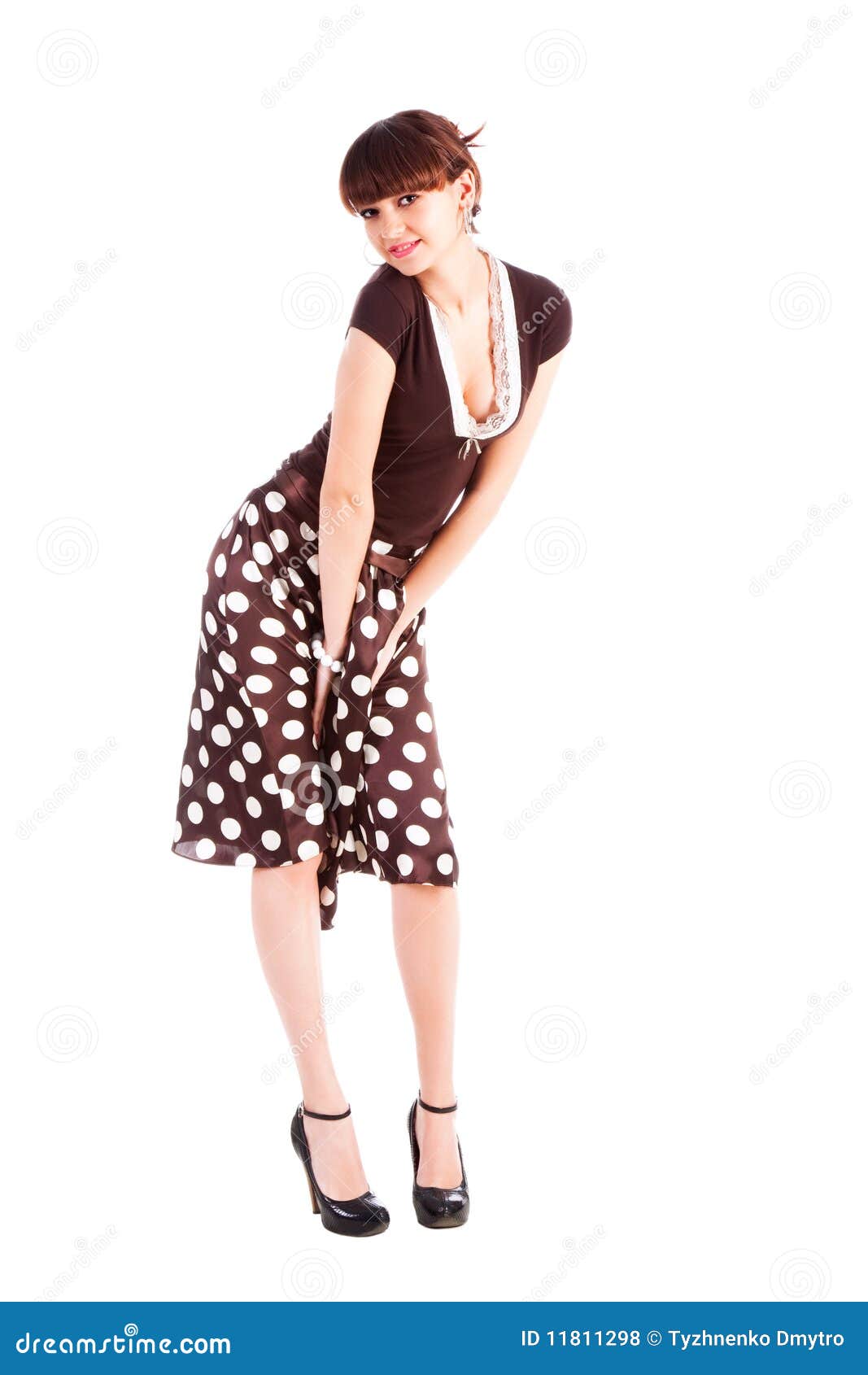 Young Modest Beautiful Girl Stock Photo - Image of caucasian, adult ...