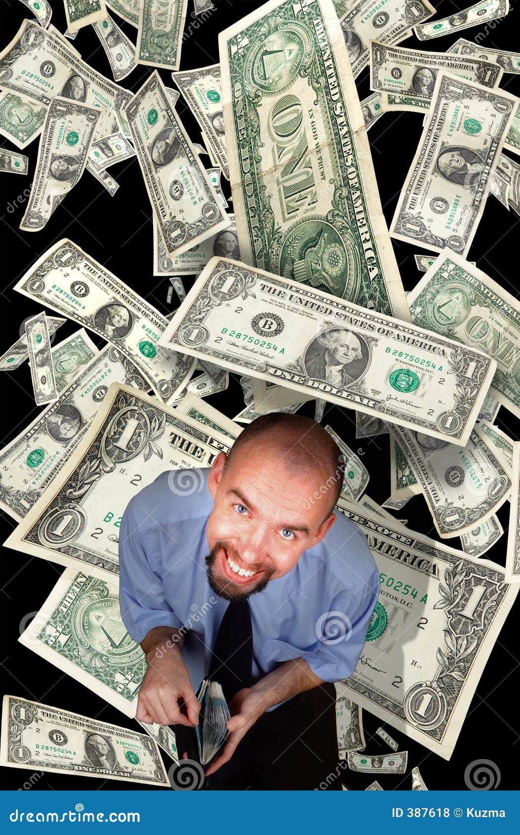 Young moneymaker stock photo. Image of luck, prosperity - 387618