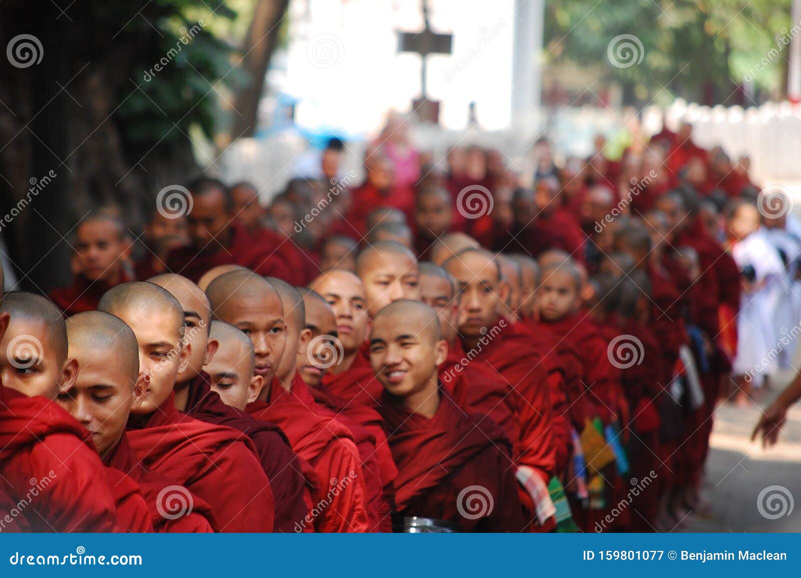 Young monks in Myanmar editorial photography. Image of dedication ...