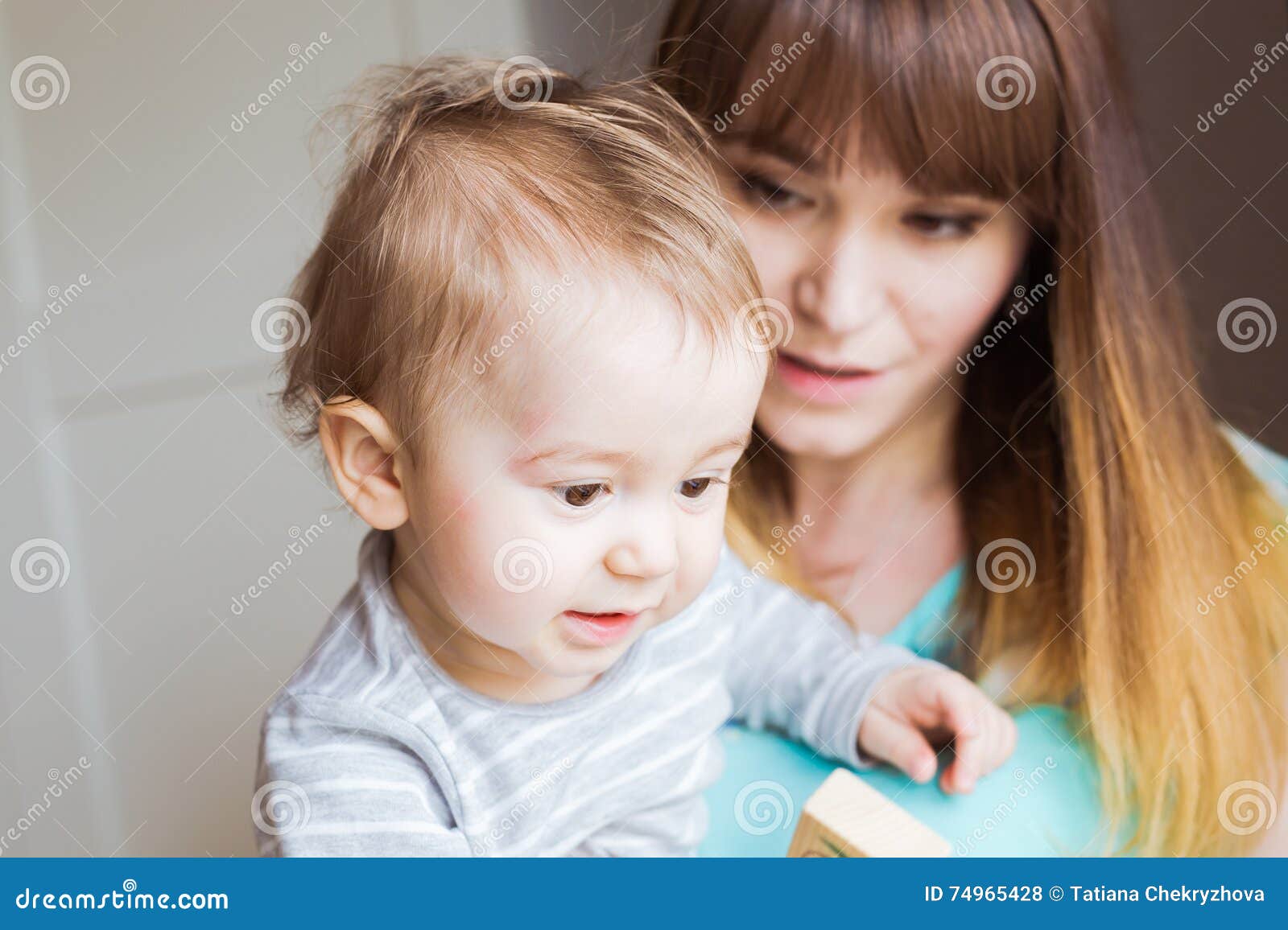 Young Mother with a Charming Baby Stock Photo - Image of cheerful ... Young Mother with a Charming Baby Stock Photo - Image of cheerful ...