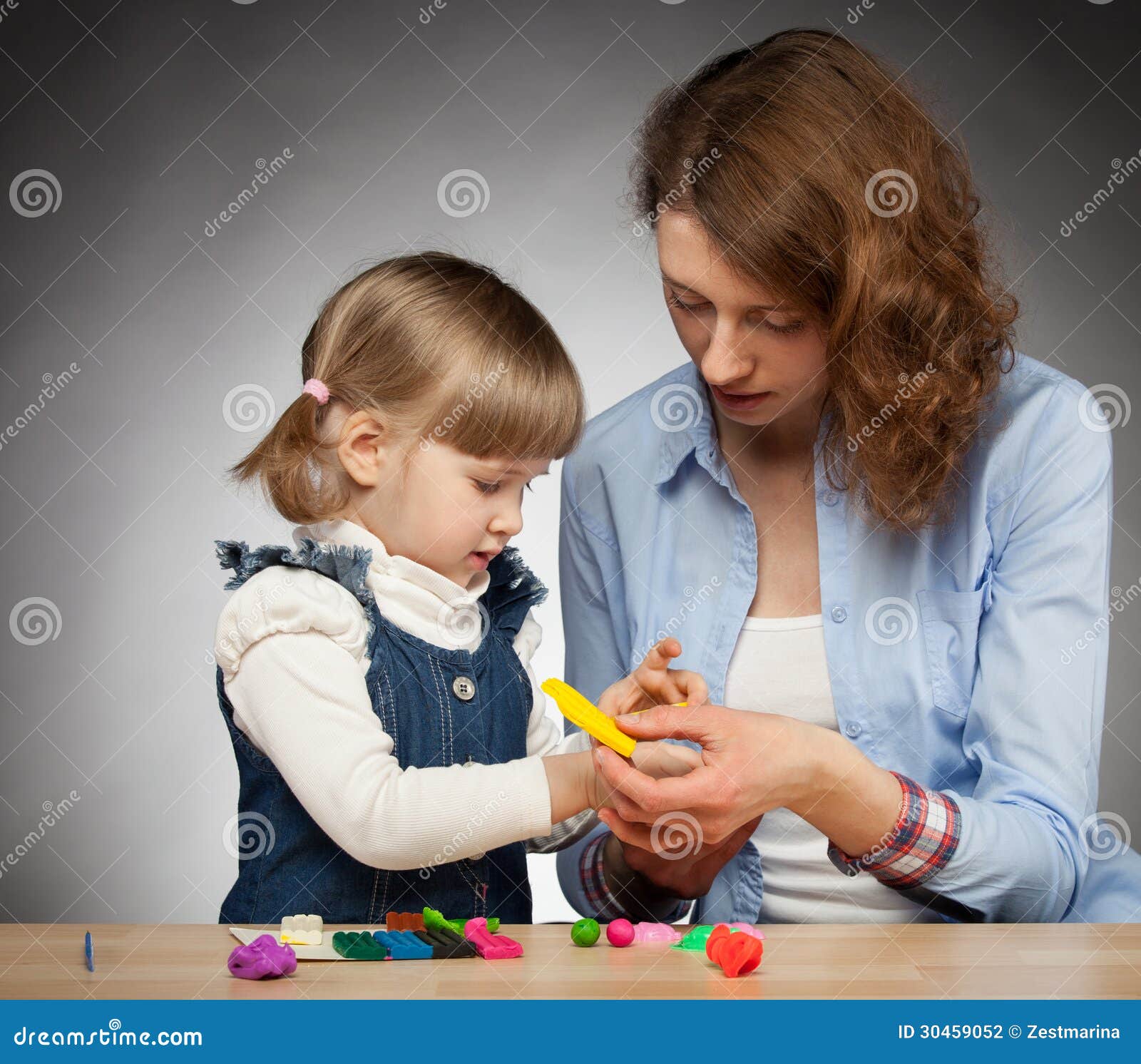 Young Mother Her Daughter Modelling Plasticine Stock Photos - Free ... Young Mother Her Daughter Modelling Plasticine Stock Photos - Free ...