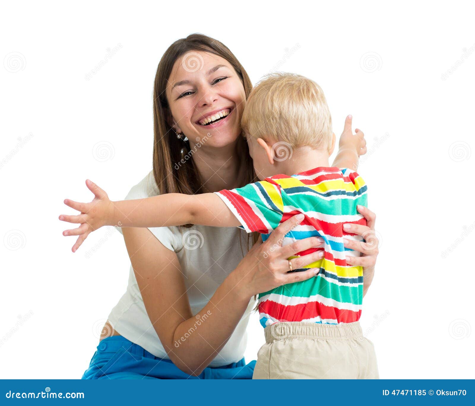 Young mother hugging kid stock image. Image of hand, child - 47471185
