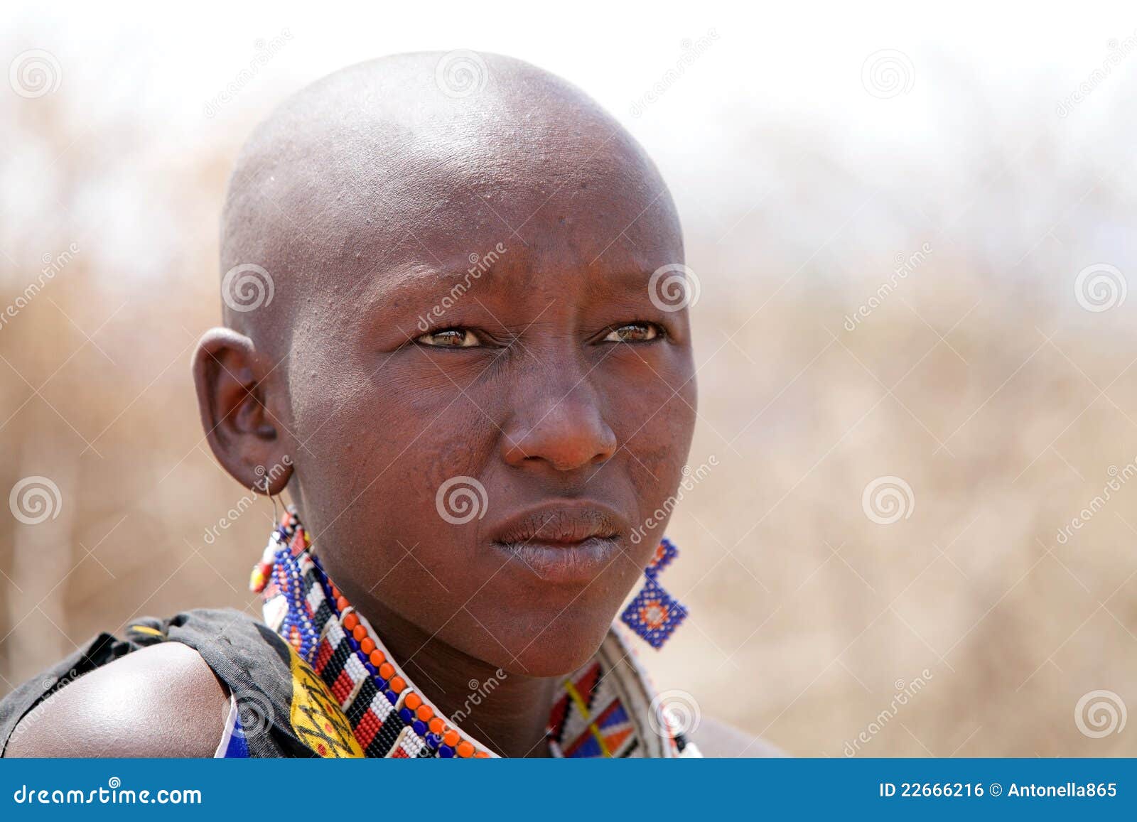 Young Msai woman editorial photo. Image of ethnic, culture - 22666216