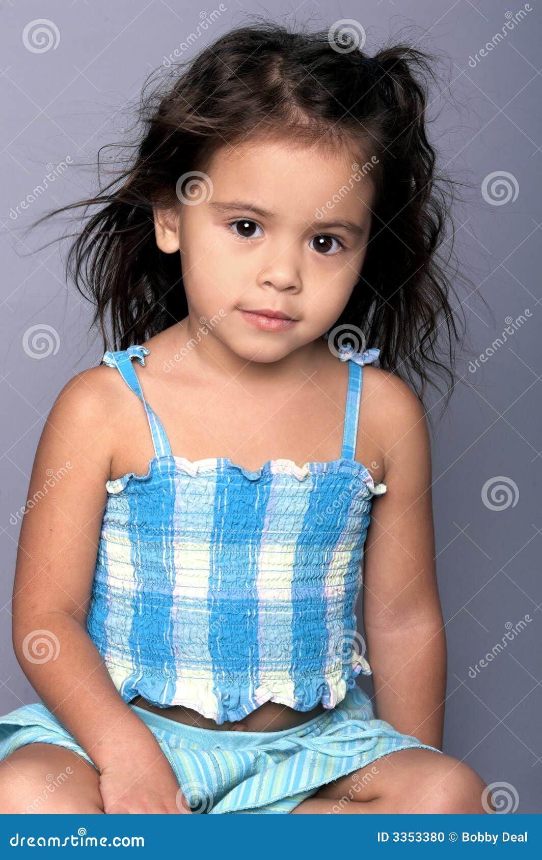 Young Multi-cultural Girl stock photo. Image of girl, three - 3353380