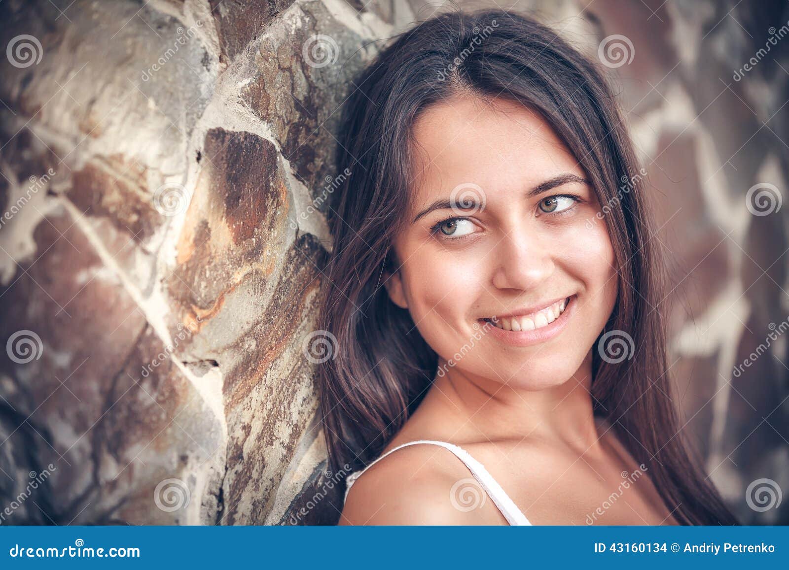 Young Multicultural Woman in an Outdoor Stock Photo - Image of ...