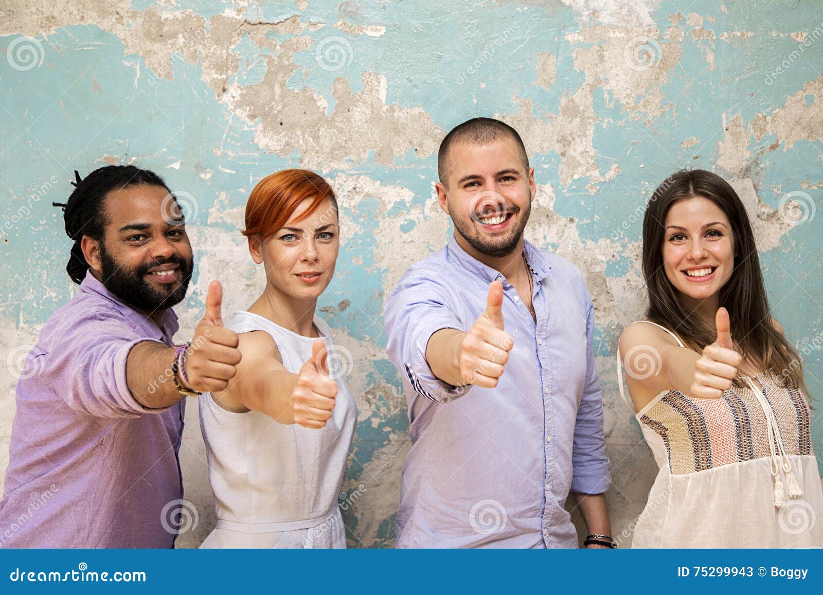 Young multiethnic people stock image. Image of view, female - 75299943