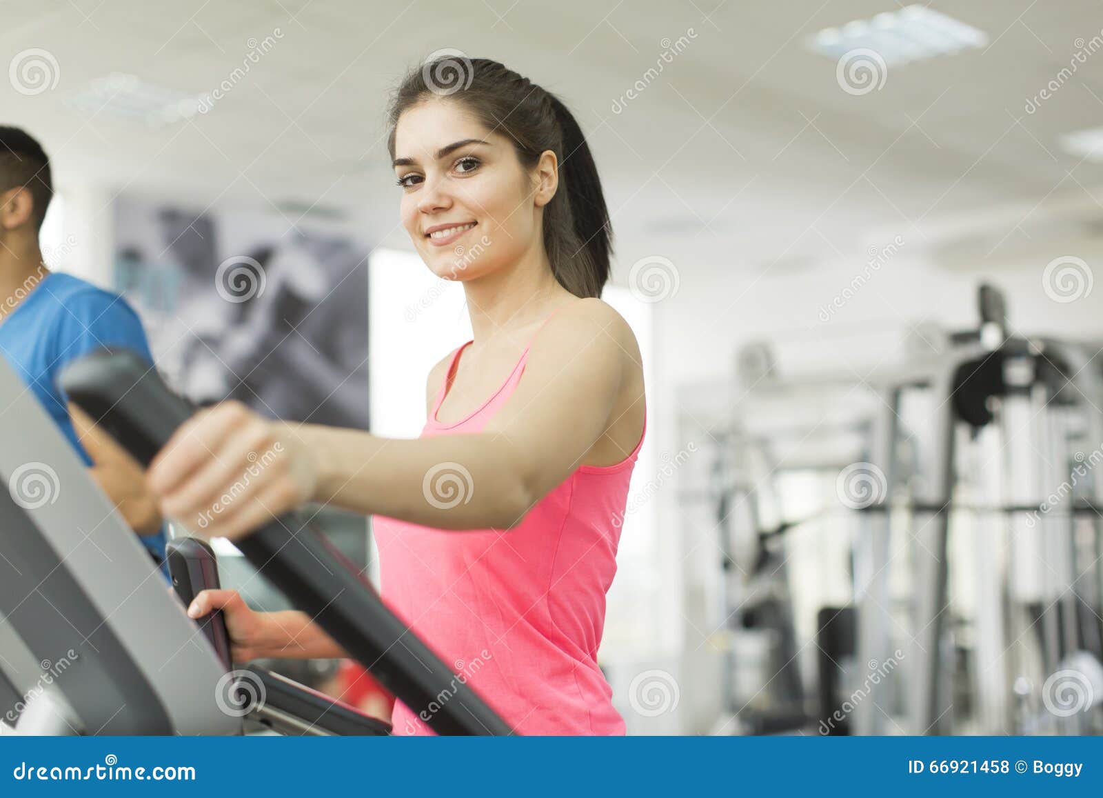 Young Multiracial People Training in the Gym Stock Photo - Image of ...