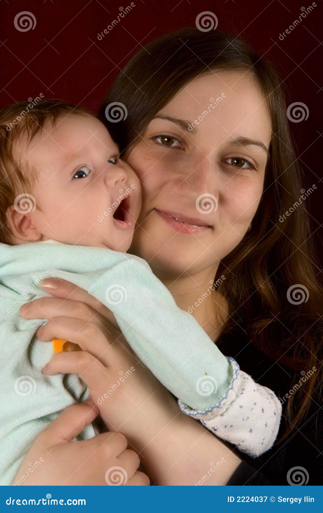 Young mum stock image. Image of innocence, cuddle, male - 2224037