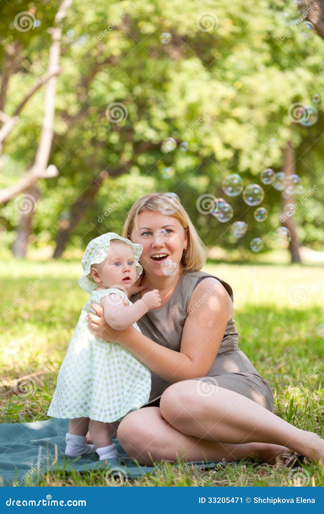 Young Mum Walks with the Child Stock Image - Image of motherhood ...