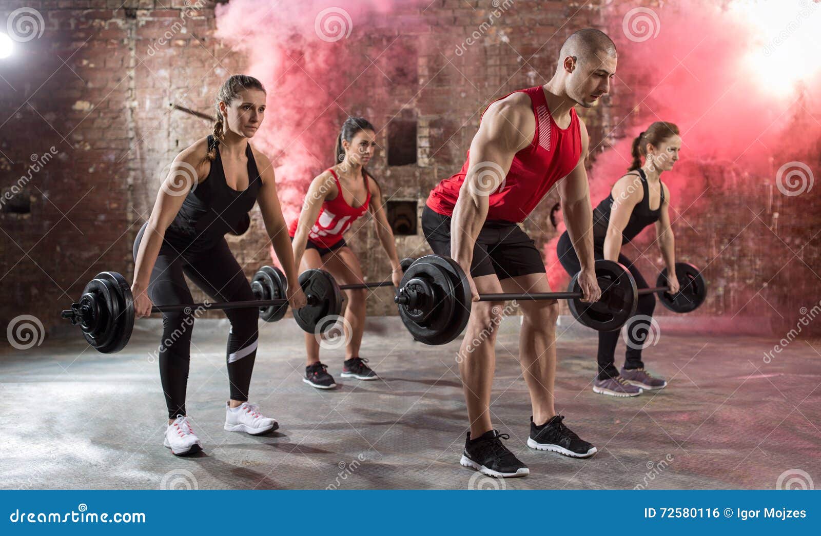 Young Muscular Bodybuilders Workout Torso Stock Photo - Image of ...