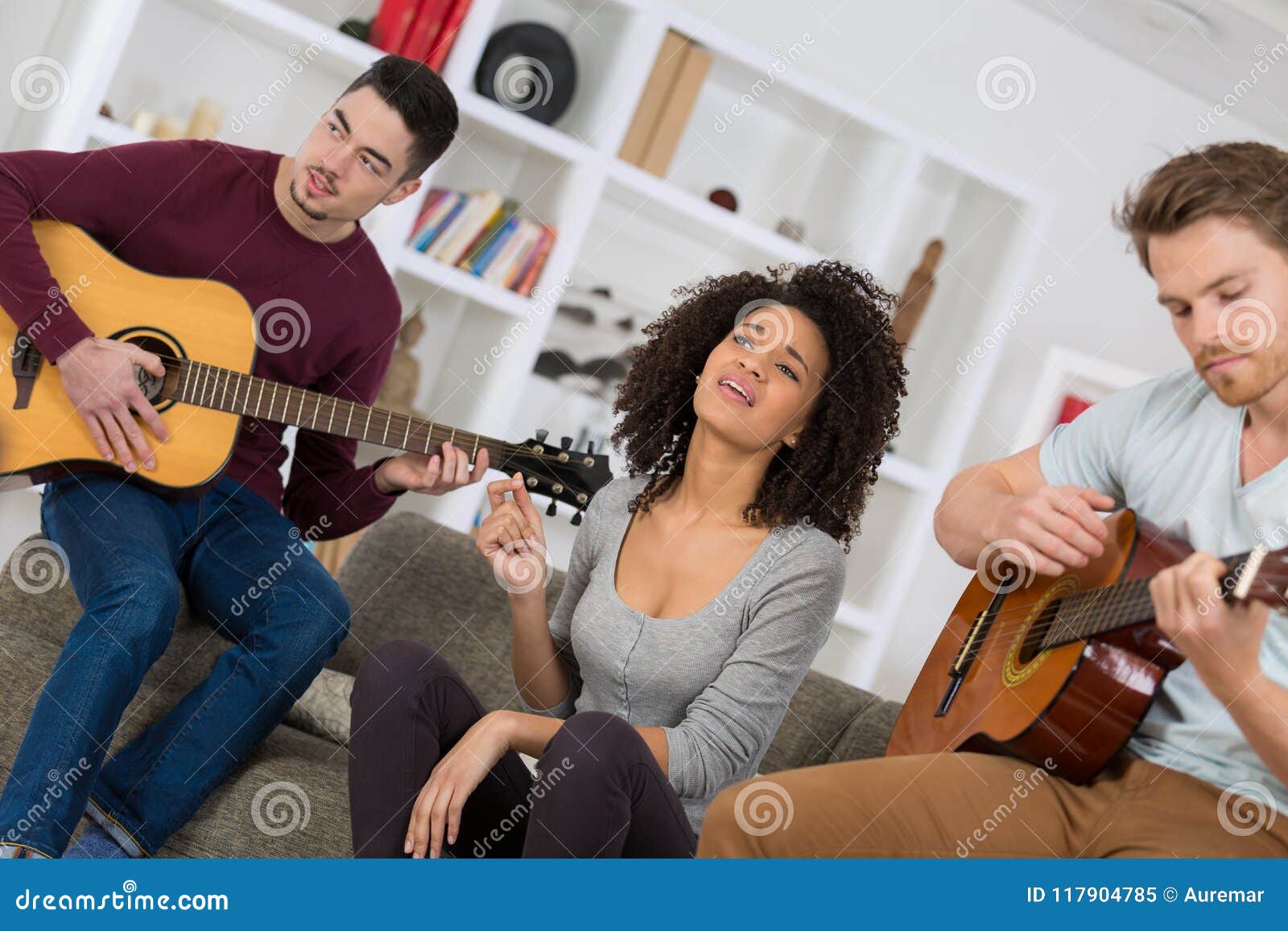 The young musical group stock image. Image of students - 117904785