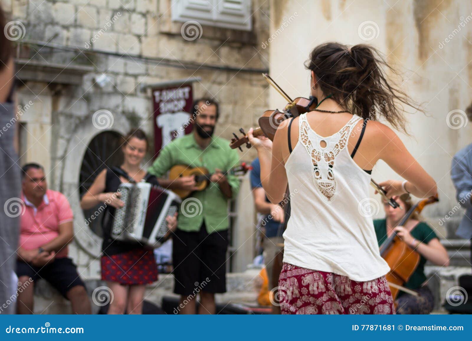 Young musicians playing editorial photo. Image of centre - 77871681