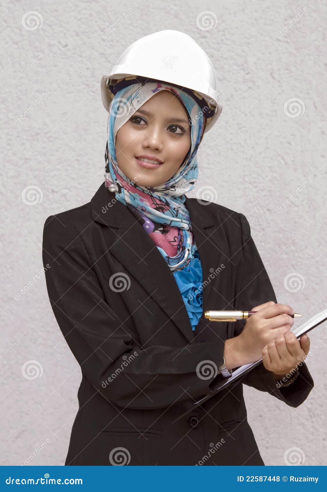 Young muslim architect stock photo. Image of teen, white - 22587448