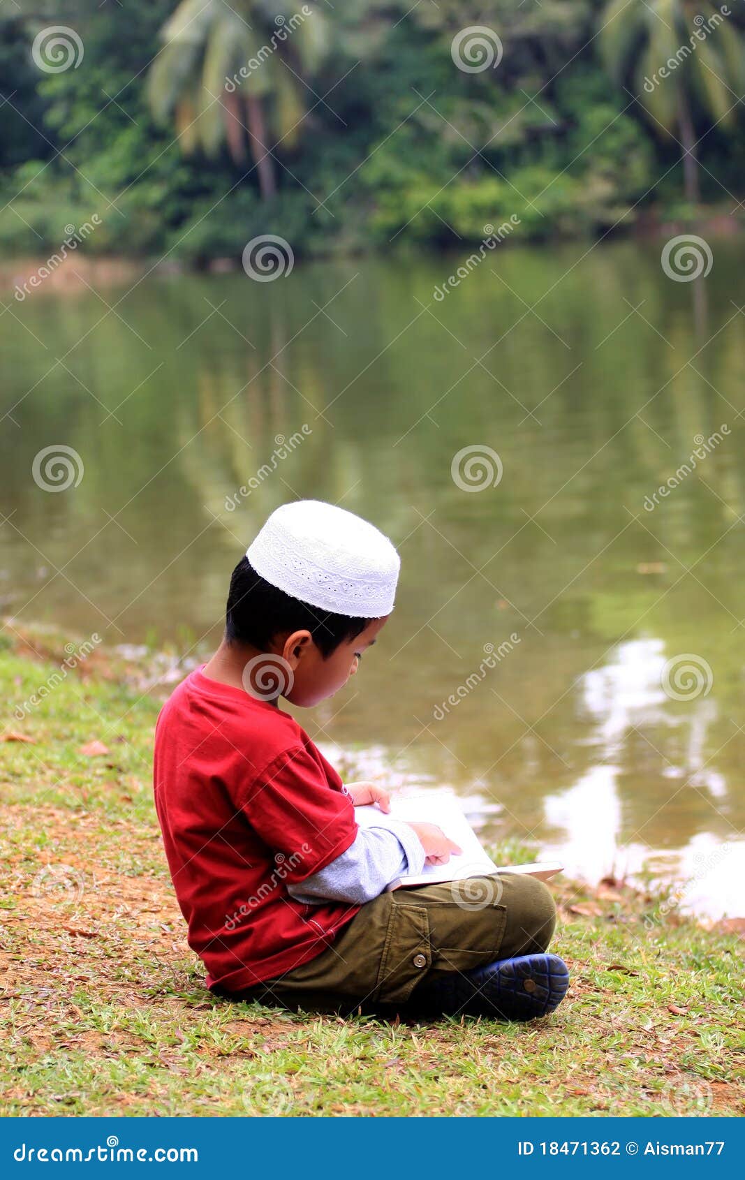 Young Muslim Boy stock photo. Image of knowledge, child - 18471362