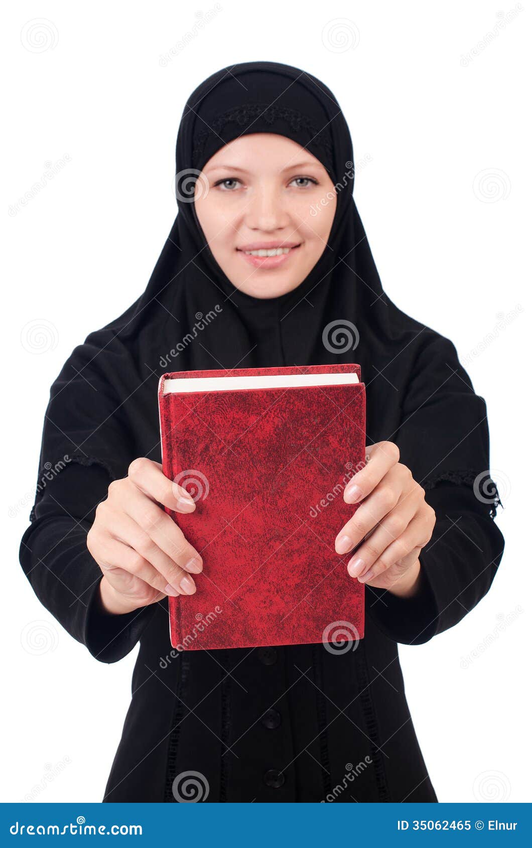 Young Muslim Female Student Stock Image - Image of islam, arabian: 35062465