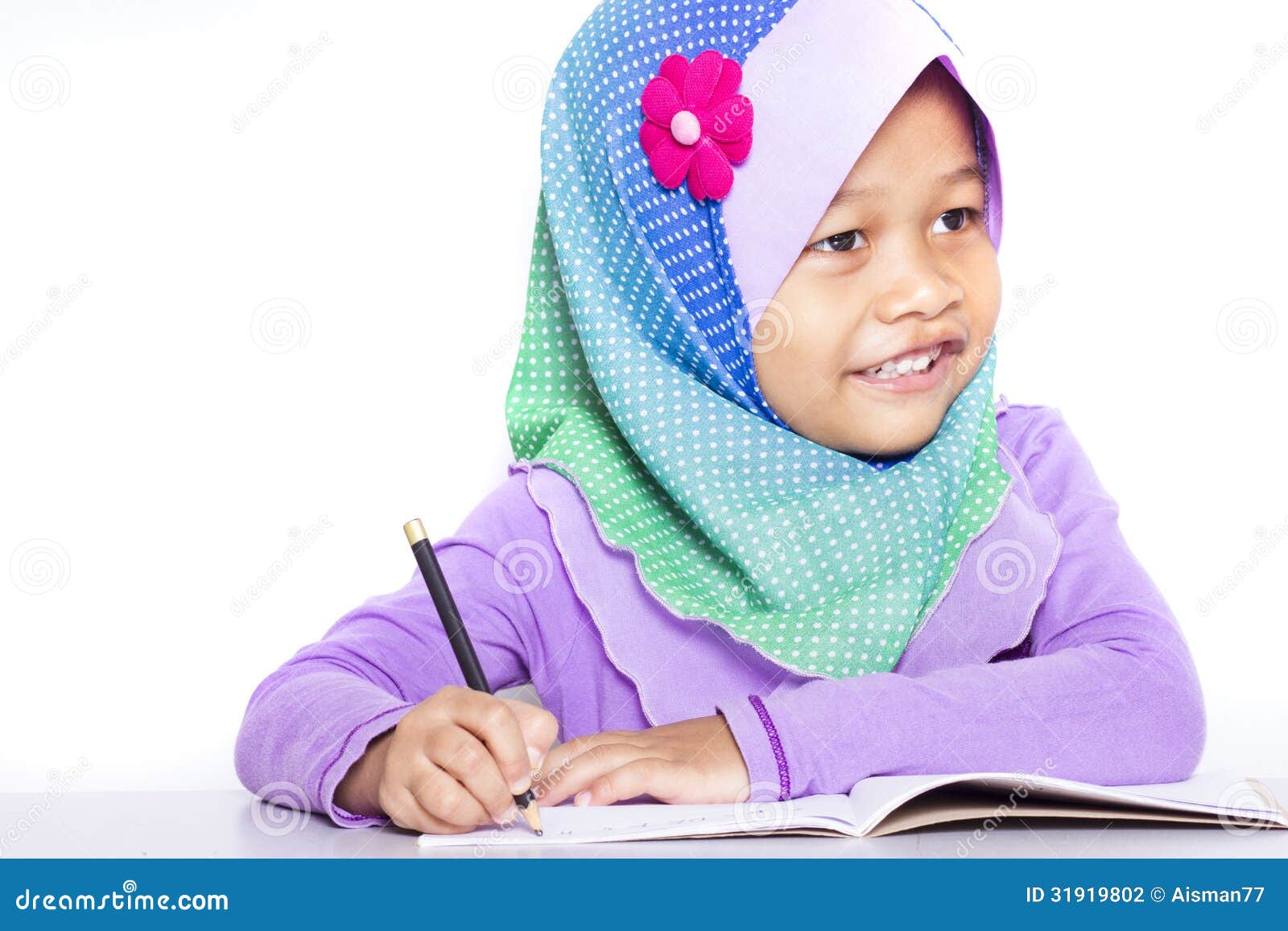 Young Muslim Girl Writing a Book on the Desk Stock Photo - Image of ... Young Muslim Girl Writing a Book on the Desk Stock Photo - Image of ...