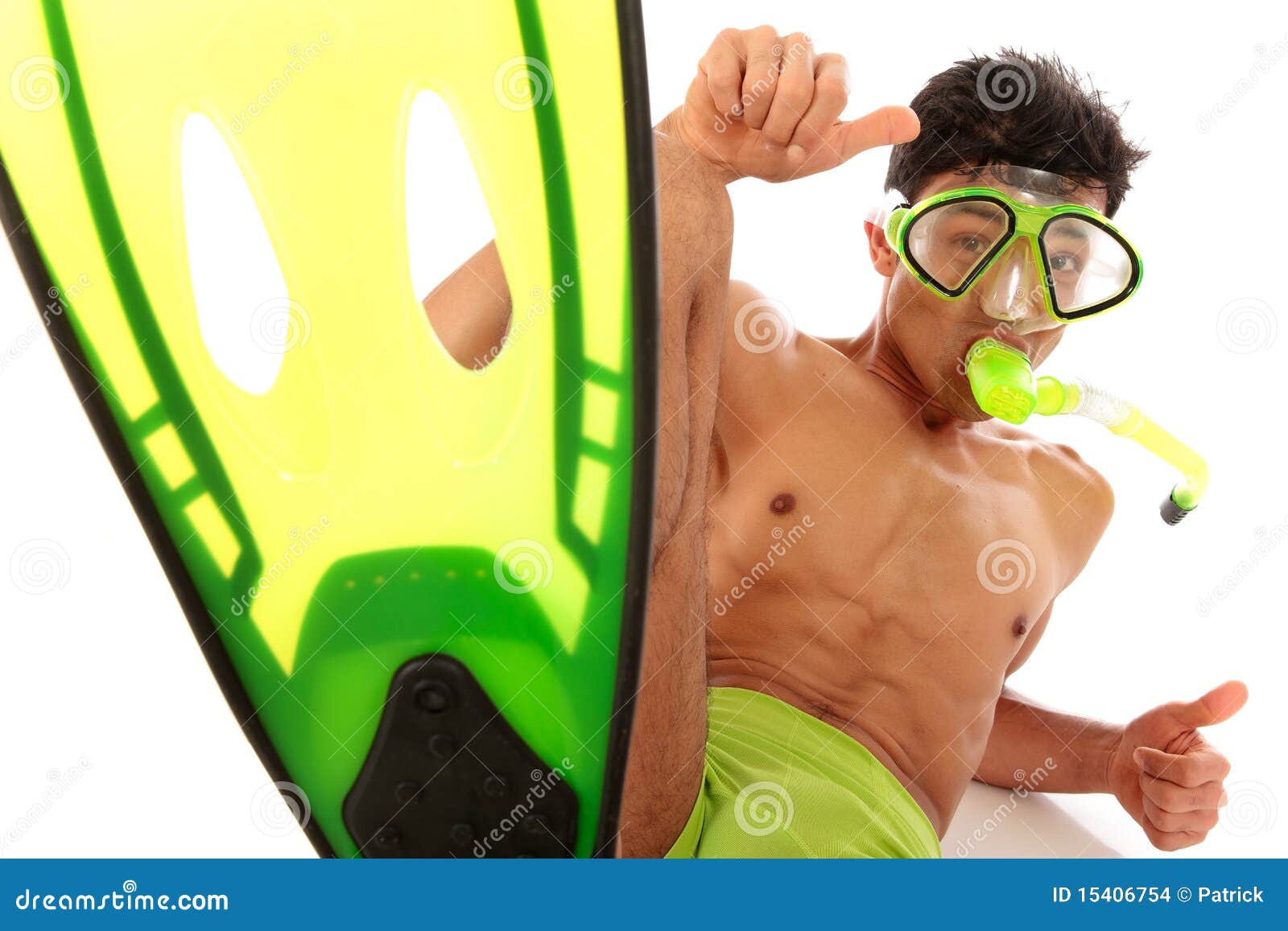 Young Nepalese Athletic Man, Flipper Stock Photo - Image of happy ...