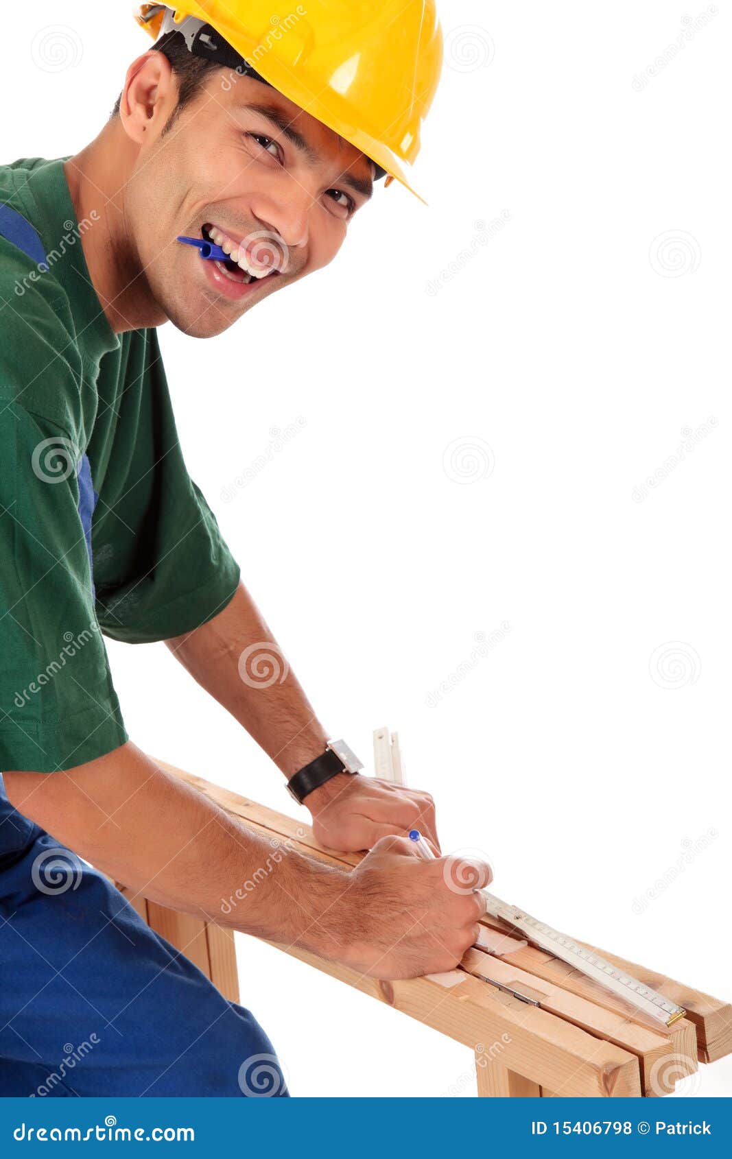 Young Nepalese Smiling Carpenter Stock Photo - Image of hard, activity ...