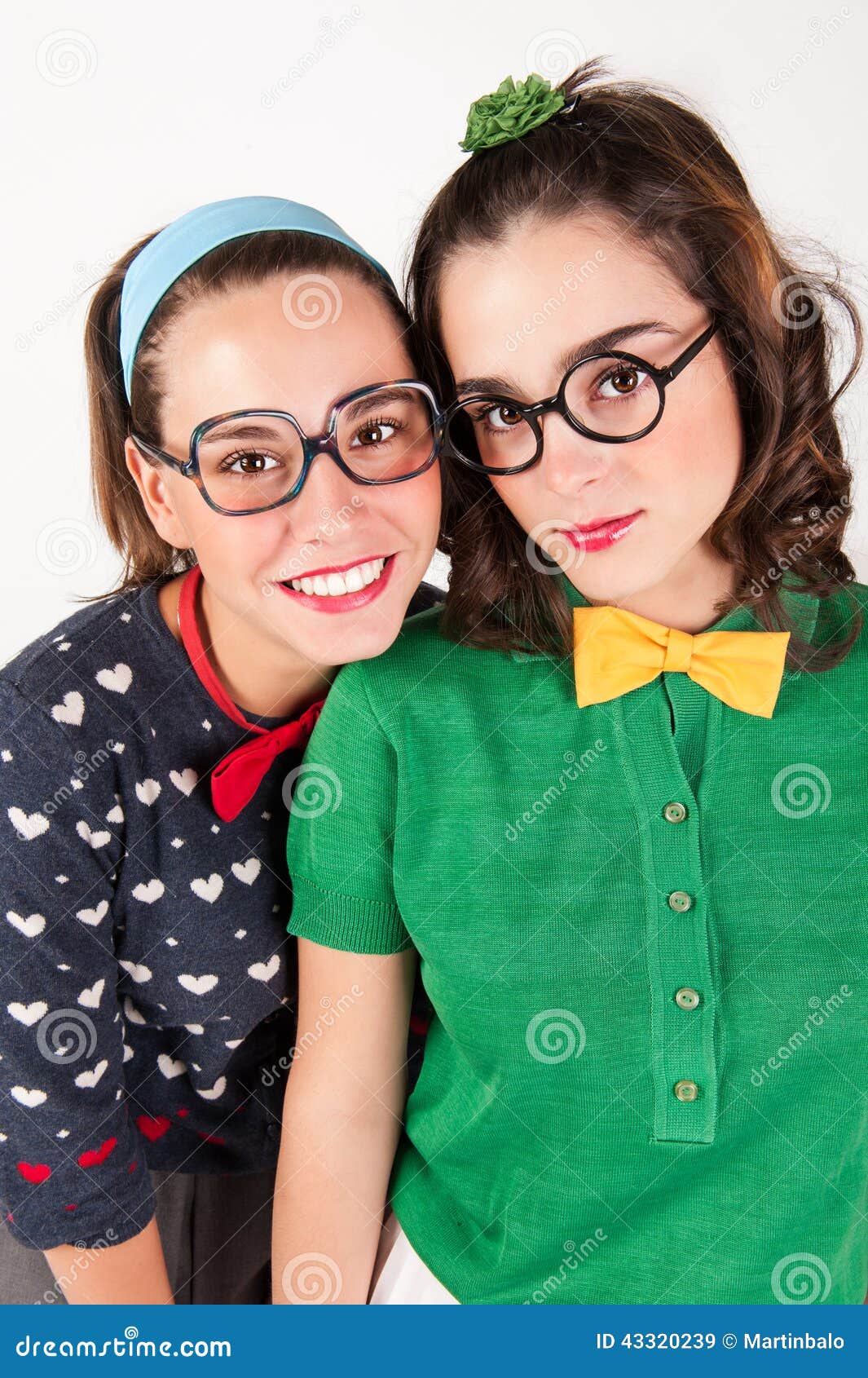 Young Nerdy Girls Stock Image Image Of Attractive Pretty 43320239