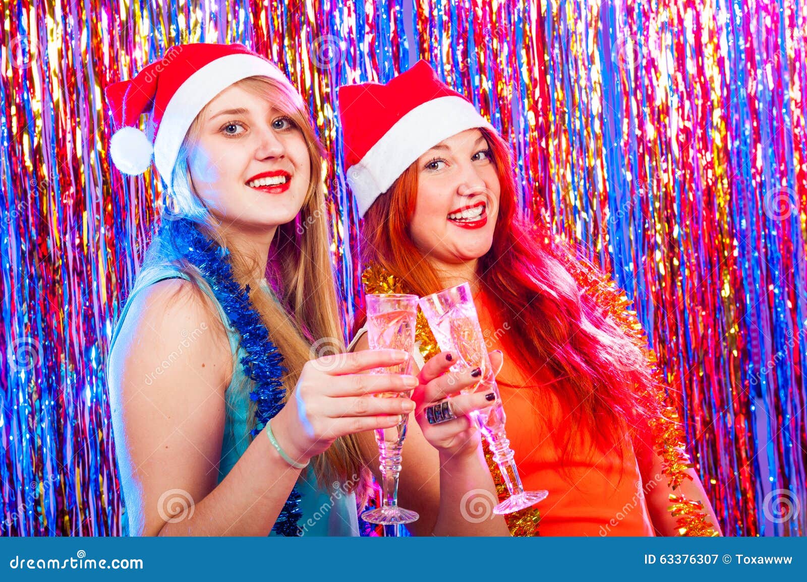 Young nice girls have fun stock image. Image of club - 63376307
