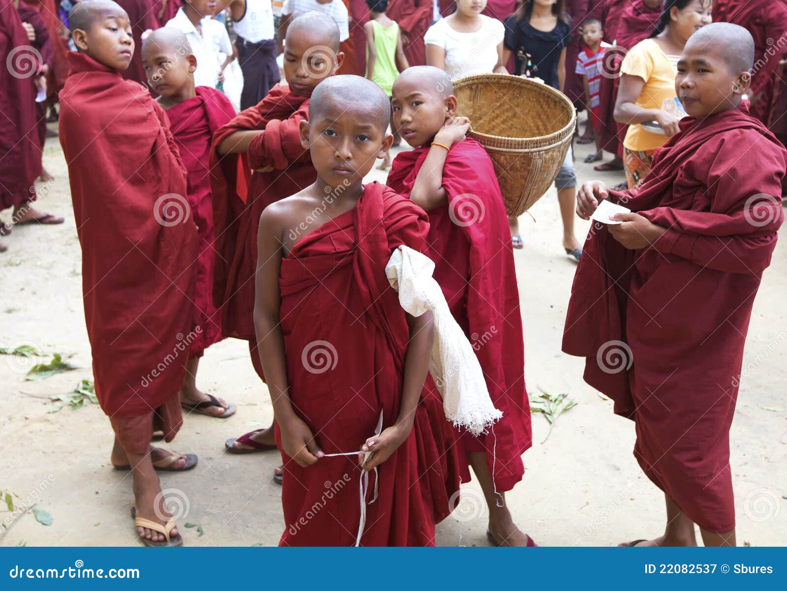Young Novice Monks Myanmar Burma Editorial Photography - Image of monk ...