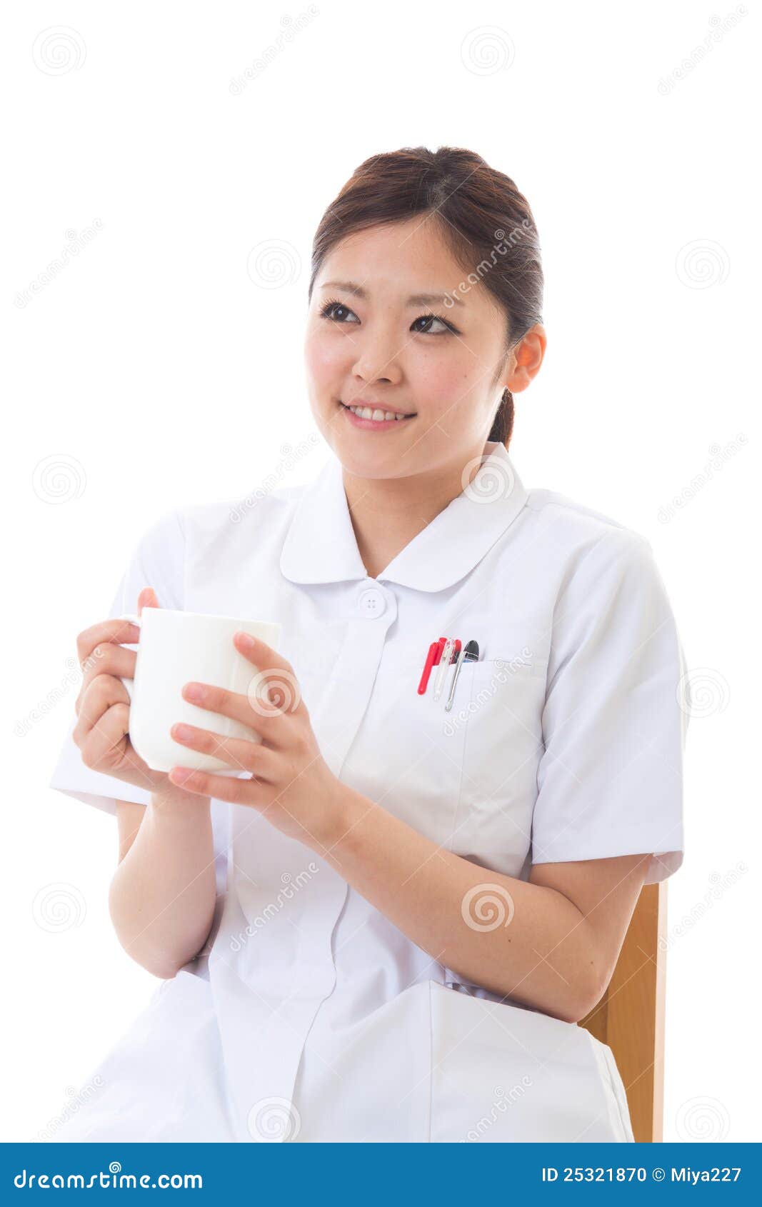 Young nurse break stock photo. Image of nurse, medical - 25321870
