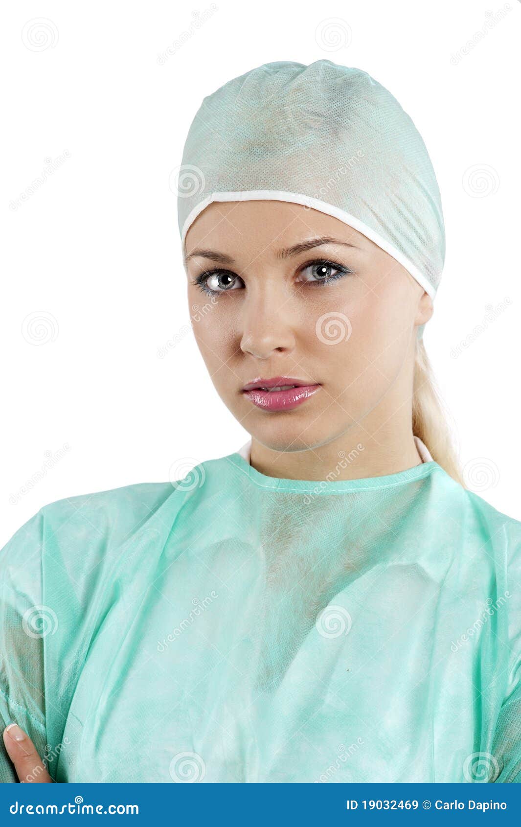 Young nurse posing stock image. Image of cure, beautiful - 19032469