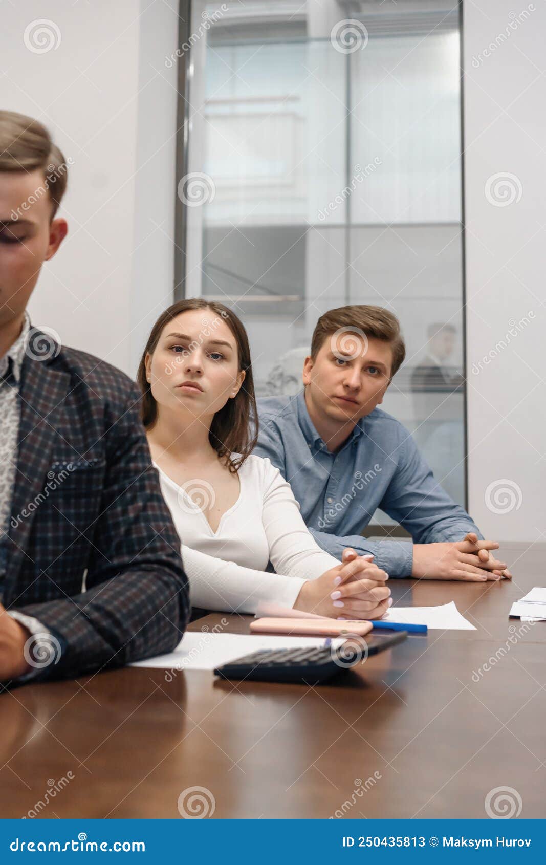Young Office Workers at a Meeting in a Meeting Room, Manager, Ceo Stock ...