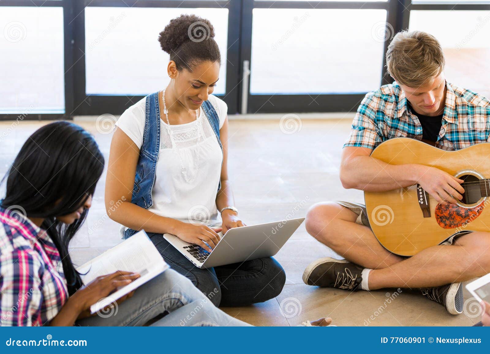 Young Office Workers or Students Stock Image - Image of partners ...