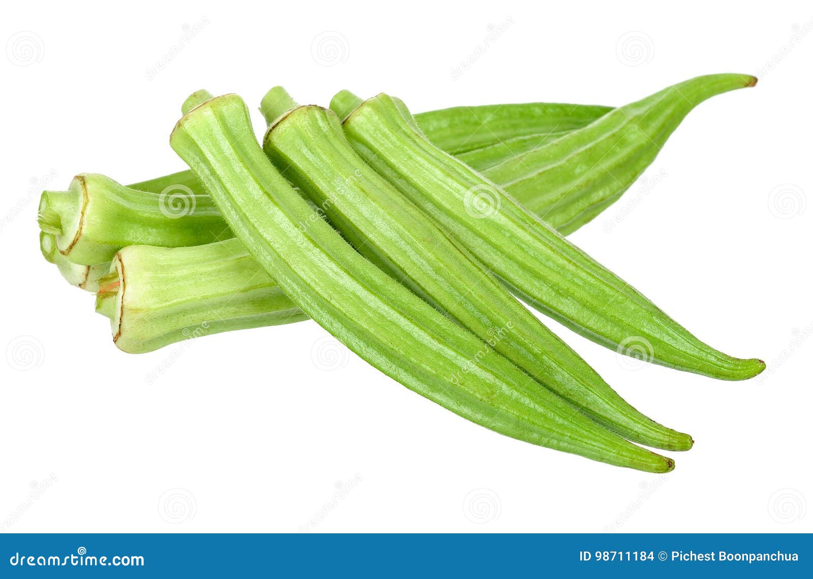 Single Okra Isolated White Stock Images - Download 287 Royalty Free Photos