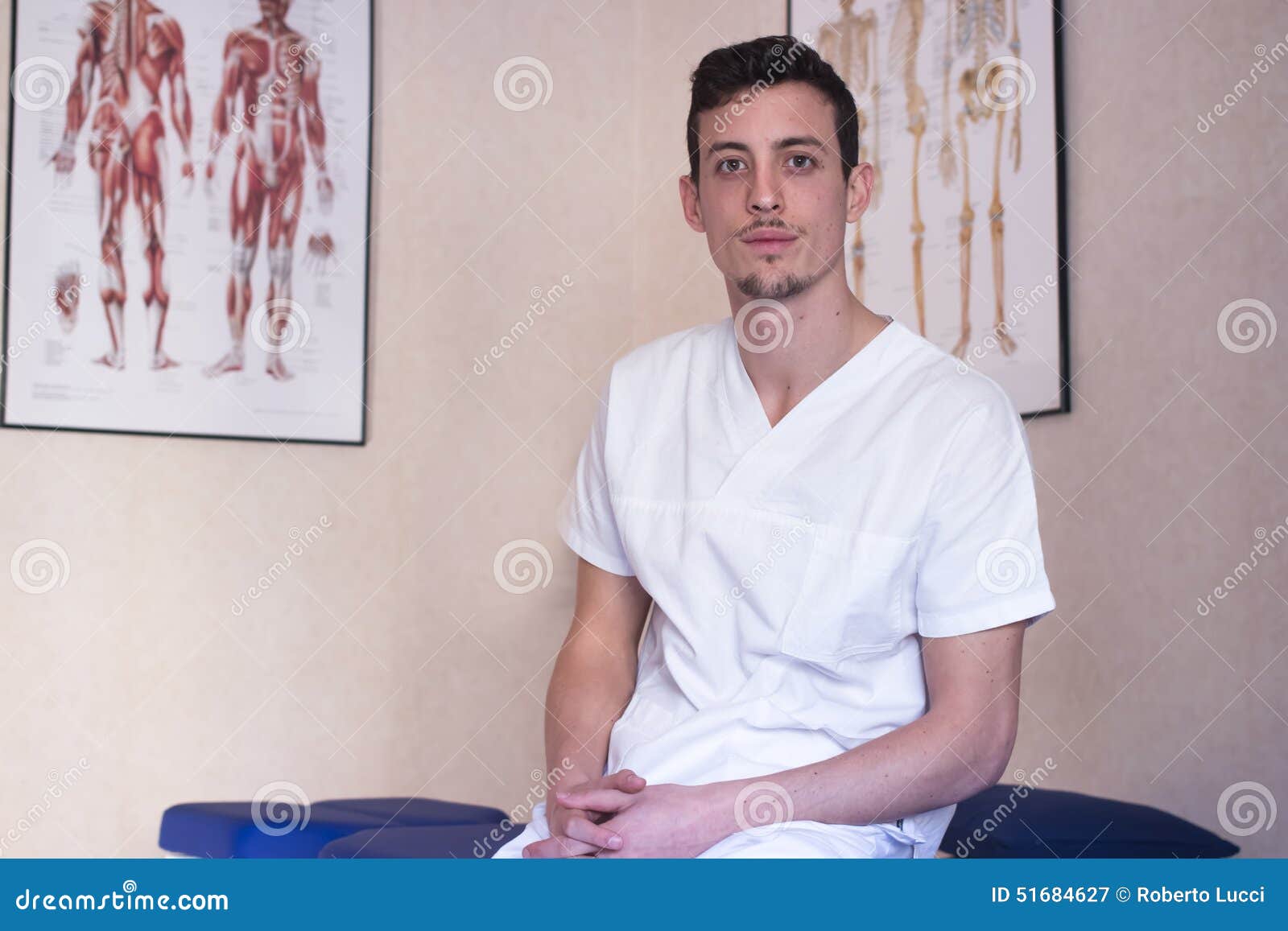 Young osteopath stock image. Image of osteopath, therapy - 51684627