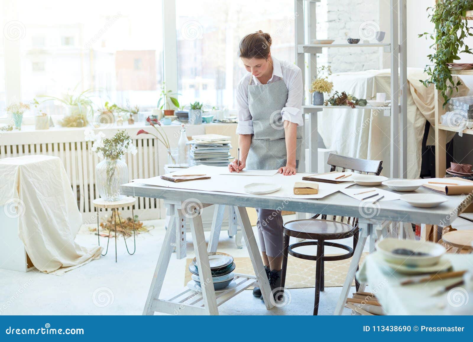 Creativity stock photo. Image of organization, apron - 113438690