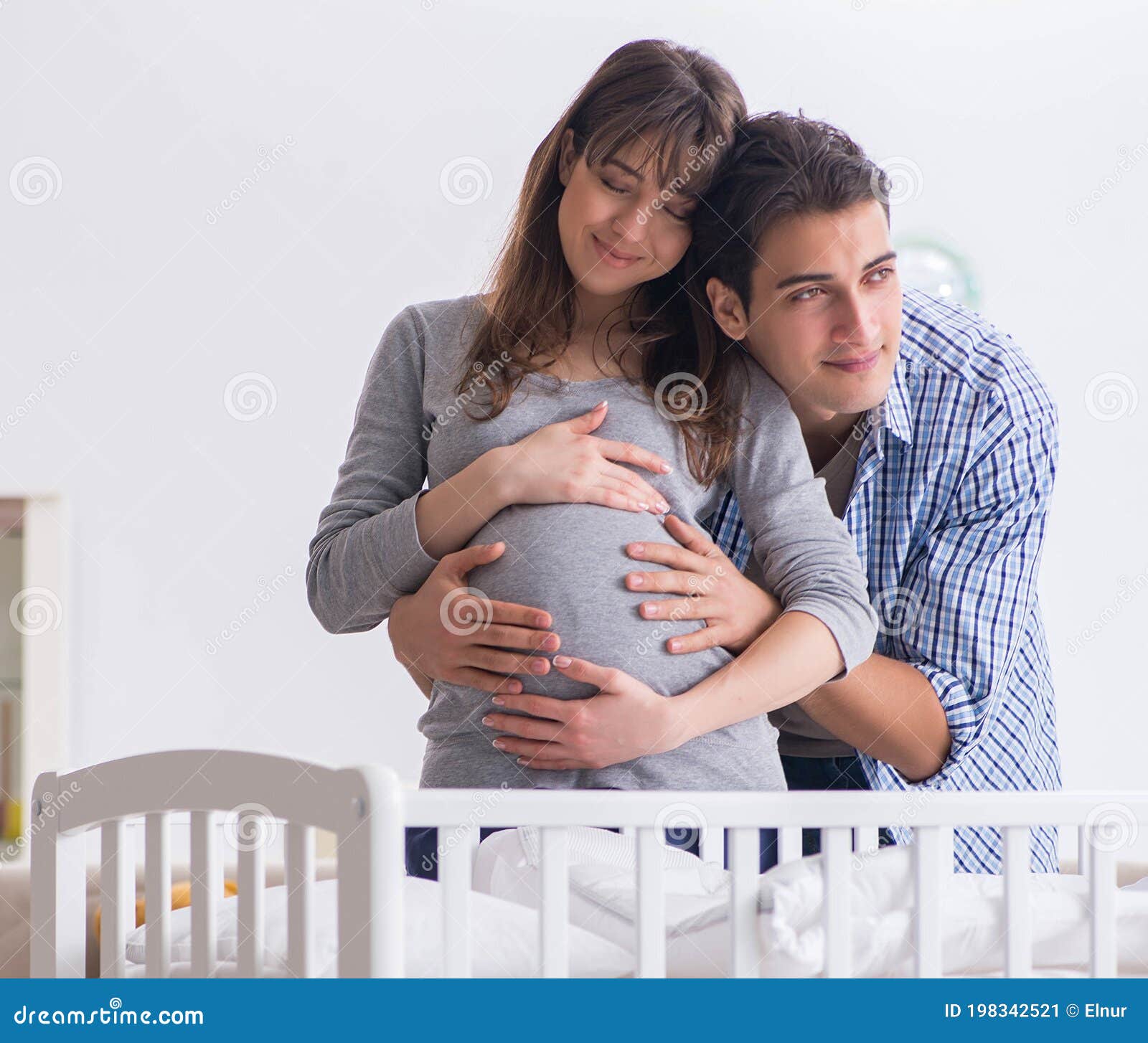 Young Parents Expecting Their First Baby Stock Image - Image of parent ...